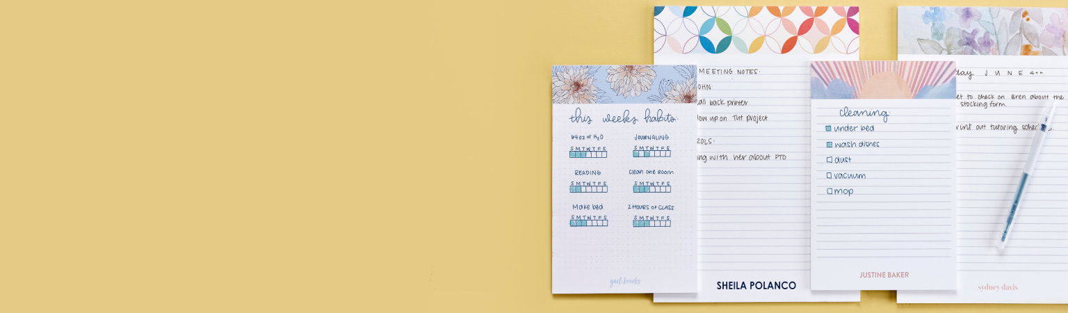 Custom Notepad | Personalized Notepads | Erin Condren